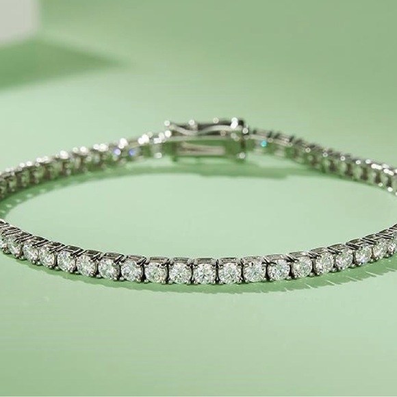 Jewelry | 5 Carat Lab Grown Moissanite Tennis Bracelet | Poshmark